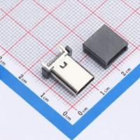 China Durable SHOU HAN Type-C 16P Connector with Gold Plated Contacts and Stainless Steel Shell for SMD Mounting for sale