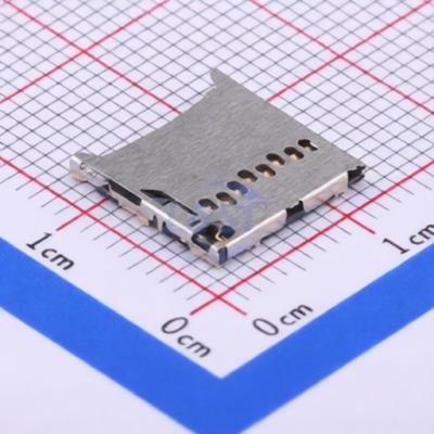 China Ultra thin SMT T Flash connector with push pull operation and durable contact materials SOFNG TF 008 for sale