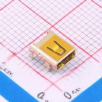 China USB Connector SHOU HAN MINI8P 4J-BD with High Retention Force and Gold Plated Contact Terminal Parts for sale