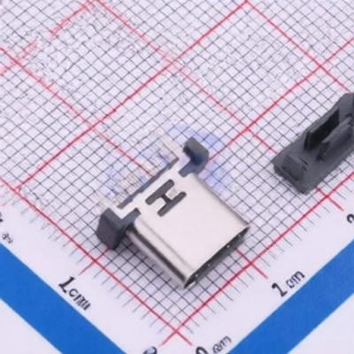 China Compact SHOU HAN TYPE-C 16P LCH9.3-A 143 connector with SUS304 housing thickness of 0.30 millimeters for sale