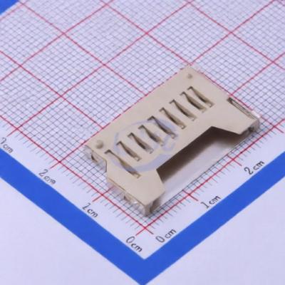 China SOFNG SD 001 SMT Push Pull Memory Card Socket Durable Short Body Compatible with SD Card and T Flash for sale