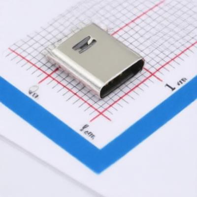 China Durable Type-C 6P Connector with 5000 Mating Cycles, 3A Current Rating, and LCP UL94 V-0 Material for High-Performance Applications for sale