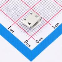 China Robust Micro-B USB Connector with Gold Plated Contact, 10000 Connect-Disconnect Life, and LCP UL94V-0 Plastic for Reliable SMD Applications for sale
