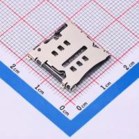 China Durable Micro SIM and Nano SIM Card Socket Connector SOFNG SMO-1517 with Complete Pin Connections for sale