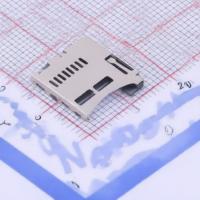 China SOFNG TF 001A P3 MICRO SD and MICRO SIM sockets SMT lateral insertion RoHS compliant electronic part for sale