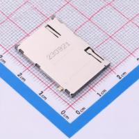 China Mini SIM Card Socket Surface Mount Connector SOFNG SIM-016-P6 Push Push Self Ejecting Normally Closed for sale