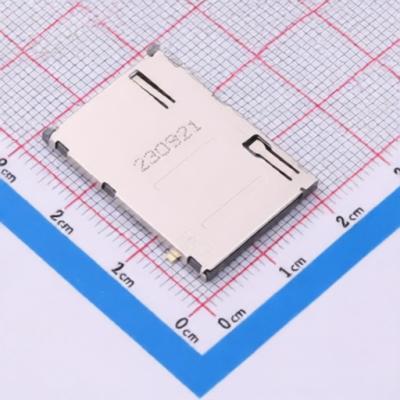 China Mini SIM Card Socket Surface Mount Connector SOFNG SIM-016-P6 Push Push Self Ejecting Normally Closed for sale