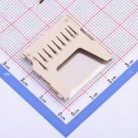 China Surface Mount (SMT) RoHS Compliant Lateral Insertion Memory Card Socket for SD Cards with Push-Pull Operation for sale