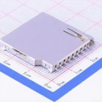 China Durable SMT Push-Pull Memory Card Socket with Lateral Insertion and RoHS Compliance for SD Cards for sale