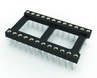 China DIP Socket with Four-Fingered Contacts for Industrial Controls and Embedded Systems by TE Connectivity for sale