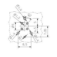 China WEIDMULLER 8902810000 PCB connection element featuring M12 connection and IP65 protection for demanding industrial for sale