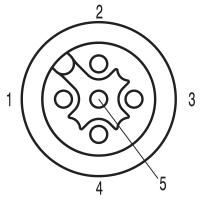China Durable circular connector module WEIDMULLER 2423000000 with 5 poles front mounting and IP67 protection for sale