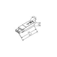 China SC Insert Connector WEIDMULLER 1067410000 Featuring SCRJ Connection and Crimp Type for POF Systems for sale