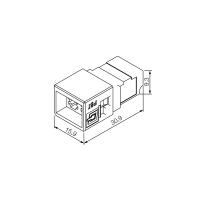 China Multimode LC Duplex Bulkhead Insert Connector with ROHS Conformity and IP67 Protection WEIDMULLER 1964420000 for sale