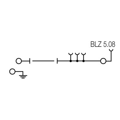 China Modular test disconnect terminal block WEIDMULLER 1537890000 W Series with PE and plug in connection for sale