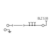 China Modular test disconnect terminal block WEIDMULLER 1537890000 W Series with PE and plug in connection for sale