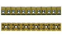 China Multi-pole Terminal Strip Barrier Block with 20A Current Rating and 300V Voltage for Robust Electrical Connections for sale