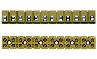 China Multi-pole Terminal Strip Barrier Block with 20A Current Rating and 300V Voltage for Robust Electrical Connections for sale