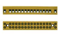 China Multi-pole Terminal Strip Barrier Block with 20A Current Rating and 300V Voltage for Robust Electrical Connections for sale
