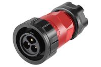 China YM-20 3 Pin Plastic Waterproof Power Connector IP68 20A 500V M20 Circular Industrial Plug Socket Solder Type for sale