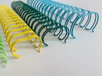 China Diary Color Double Loop Binding , 1-3/4 Inch Twin Loop Binding Wire for sale