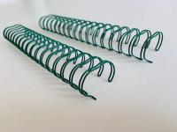 China Gold / Coloured 6.4-44mm Double Loop Wire Binding For Journals for sale