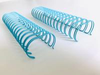 China Nylon Coated 3:1 2:1 Double Loop Wire Metal Spiral O Book Use for sale