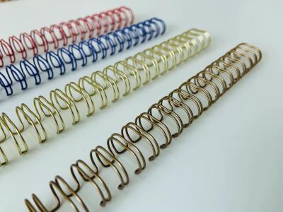 China Gold Or Customized Color Wire O Binding Supplies For Desk Calendar Diaries for sale