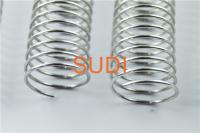 China Metallic Silver Color 4.8mm 3/16'' Metal Binding Spines for sale