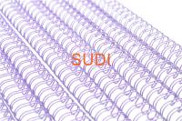 China 3:1 Pitch 1/2 Inch Steel Wire Spiral Binding Coil, Suitable For Notebook for sale