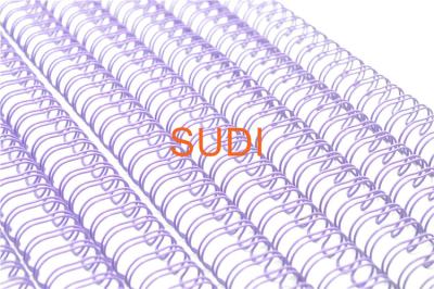 China 3:1 Pitch 1/2 Inch Steel Wire Spiral Binding Coil, Suitable For Notebook for sale