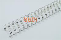 China Silver Color 340 Sheets  41mm Spiral Binding Coils for sale