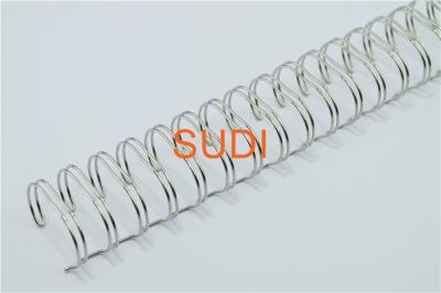 China Silver Color 340 Sheets  41mm Spiral Binding Coils for sale