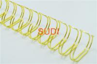 China Electroplating 5/8 Inch-1-3/4 Inch Wire O Bindings, Suitable For High-End Notebooks for sale