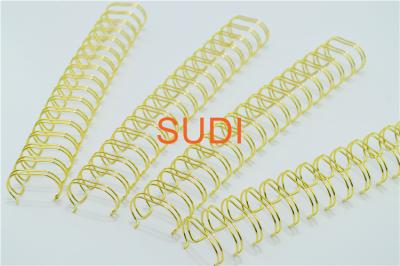 China Calendar Gold Coated 34.9mm Coil Book Binding for sale