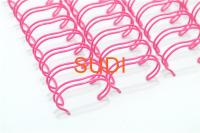 China Double Coated Wire 5/8” 16.0mm Double Loop Wire Binding, Suitable For Notebook for sale