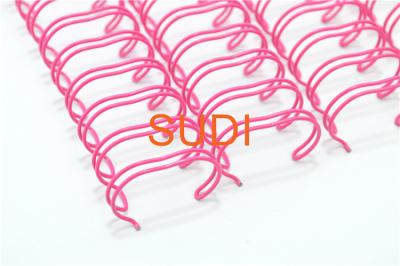 China Double Coated Wire 5/8” 16.0mm Double Loop Wire Binding, Suitable For Notebook for sale