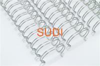 China Good Roundness A6 3:1 Pitch Twin Loop Binding Wire for sale