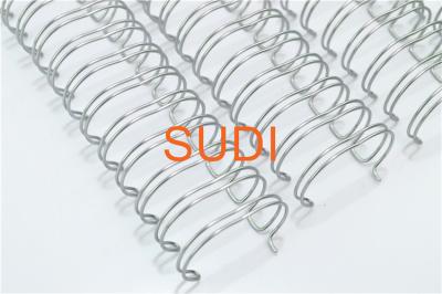 China Good Roundness A6 3:1 Pitch Twin Loop Binding Wire for sale