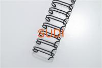 China Glossy Nylon Coated Steel 33.5mm Spiral Binding Spines for sale
