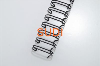 China Glossy Nylon Coated Steel 33.5mm Spiral Binding Spines for sale