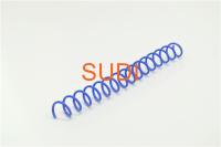 China Blue Color PVC 2.79mm Plastic Spiral Binding Coils for sale