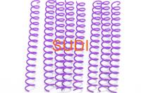 China 5/8 Inch 1.78mm Plastic Spiral Binding Coils For Coil Books for sale