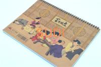 China Single Binding Spiral Pantone 120gsm Spiral Bound Presentation Book for sale