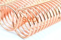 China Metallic Colors 11.1mm 7/16 Inch Metal Spiral Binding Coils for sale