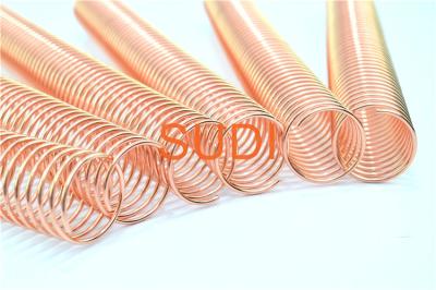 China Plated Steel Core 2:1 Pitch 31.8mm Spiral Binding Coils for sale