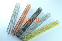 China Metal Strong Tension Strength 7.9mm Notebook Coil Binding for sale
