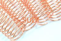 China 32mm 4:1 12 Inch Electroplated High-End Single Helix Coil Suitable For Book Binding for sale