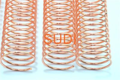 China Electroplate GBC Wire Spiral Bind Coils 2mm Dia ODM Available for sale