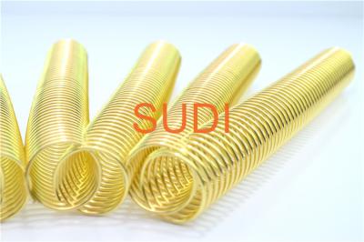 China 19.1mm Pitch 3.4mm Metal Spiral Binding Coil, Suitable For High-End Notebooks for sale